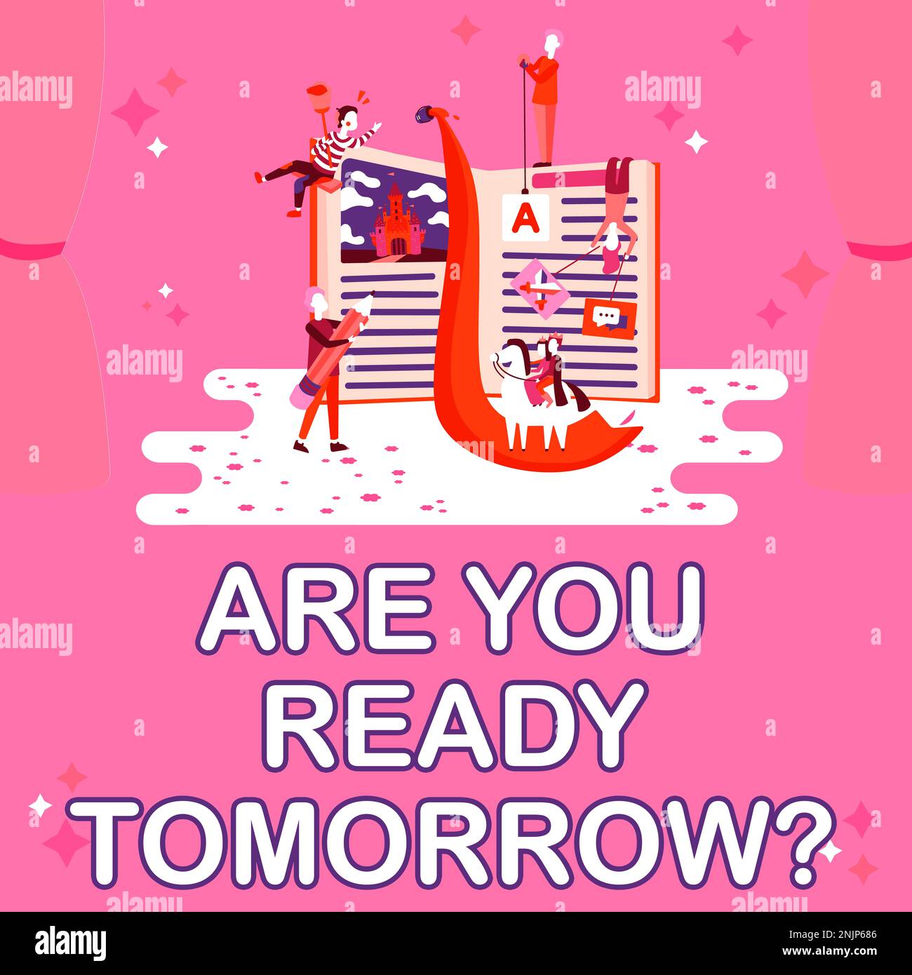 Writing displaying text Are You Ready Tomorrow, Business approach ...