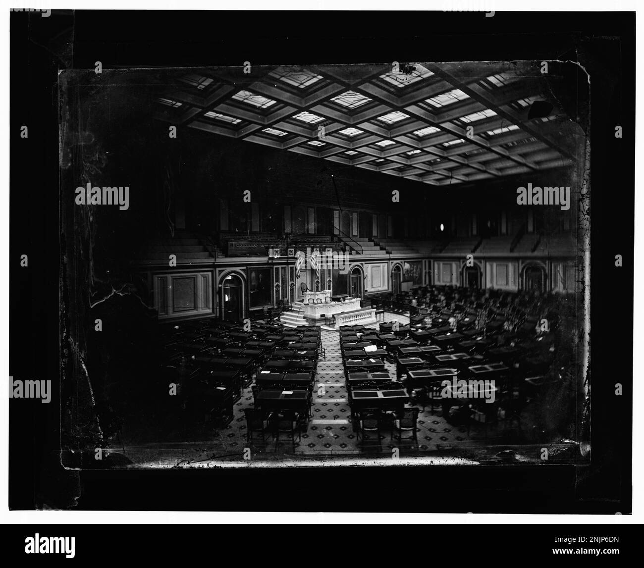 Photograph of the Old House of Representatives in the U.S. Capitol ...