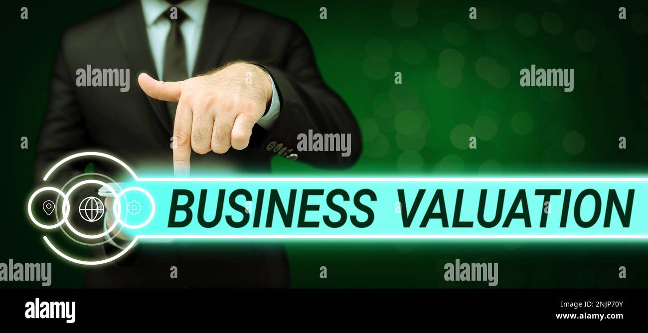 Hand writing sign Business Valuation. Internet Concept determining the ... Hand writing sign Business Valuation. Internet Concept determining the ...
