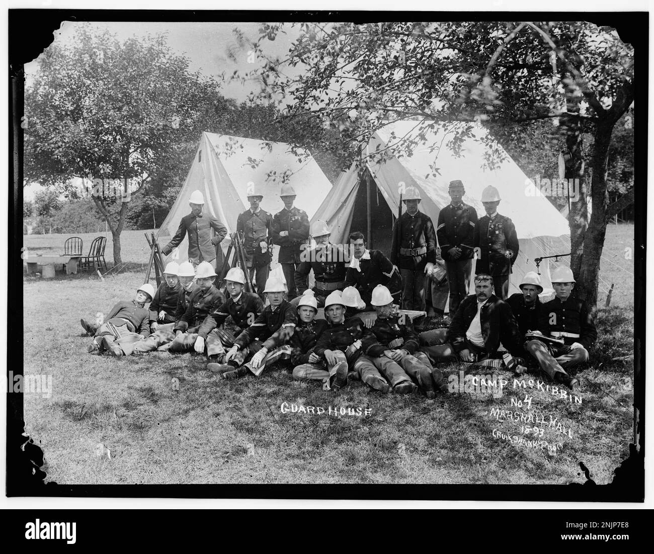 Image of a guard house, captured in the Brady-Handy Collection. Guard ...