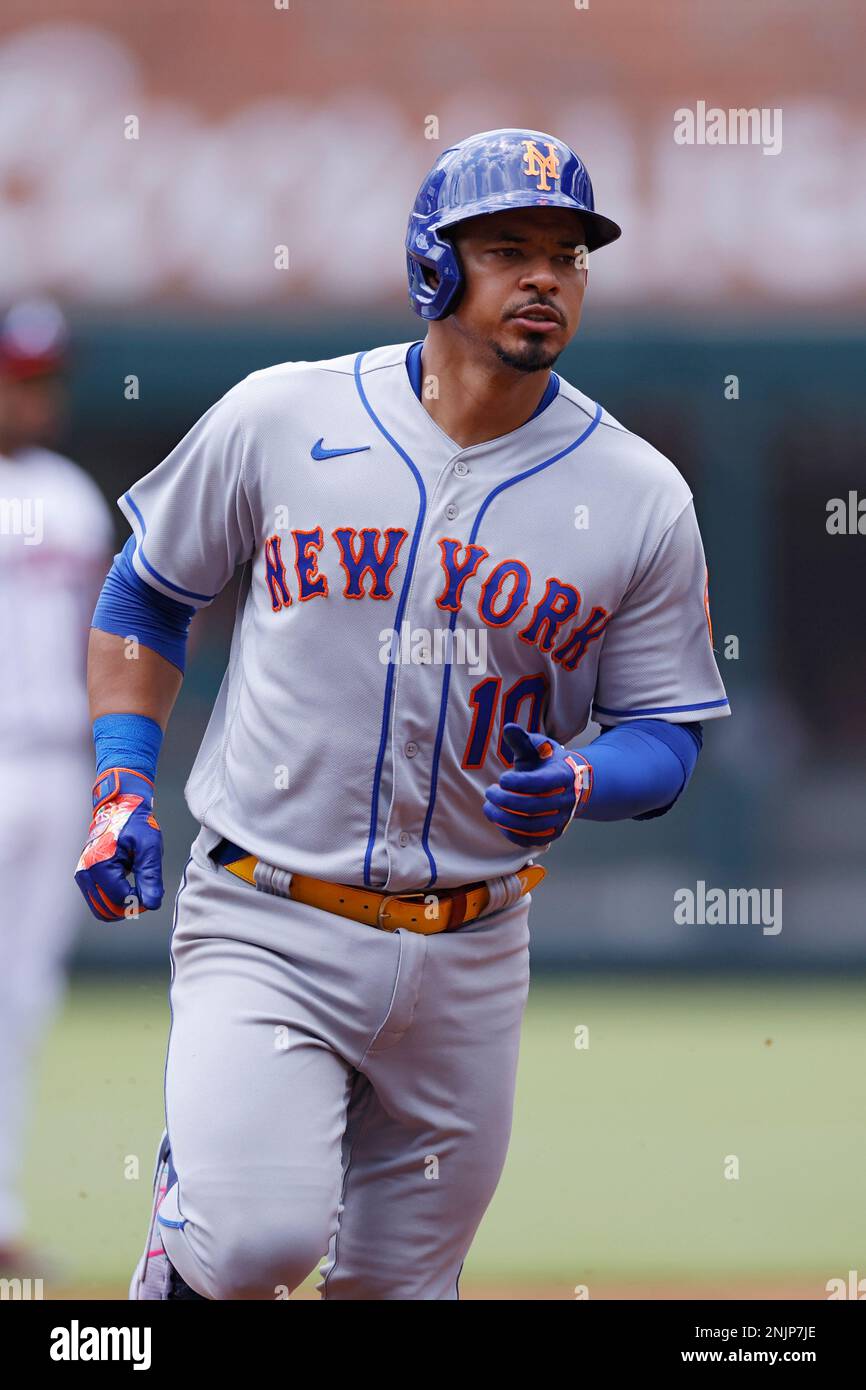ATLANTA, GA - JULY 13: New York Mets third baseman Eduardo Escobar (10 ...