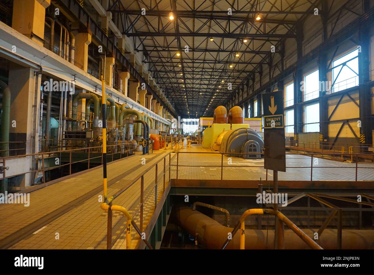 Inside of a powerplant Stock Photo - Alamy