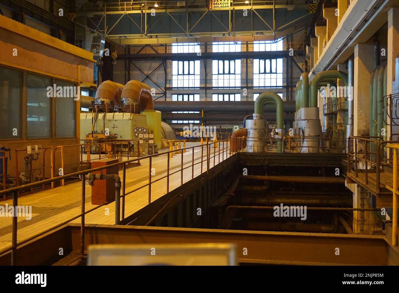 Inside of a powerplant Stock Photo - Alamy