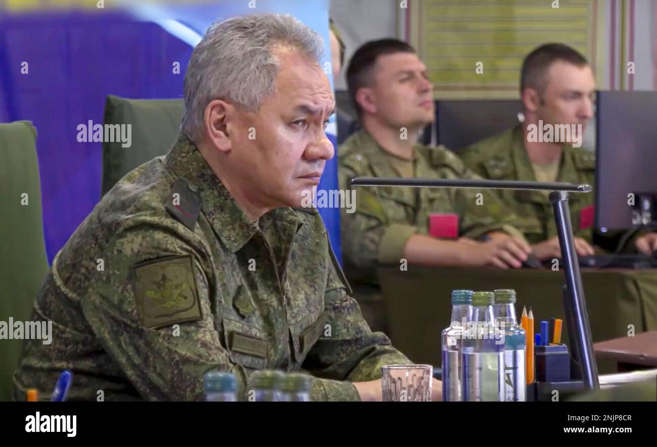 This Handout Photo Taken From Video Released By The Russian Defense