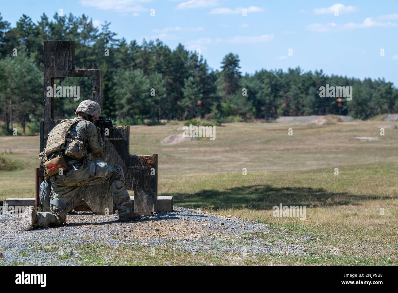 U.S. Army Spc. Orth Matthew, assigned to the Southern European Task ...