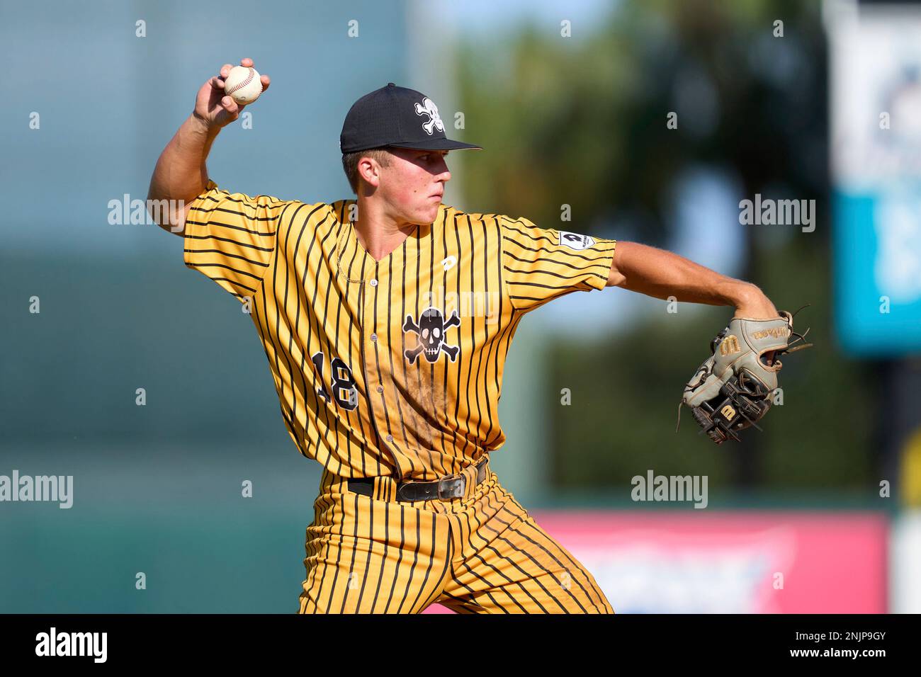 Colby Shelton during the WWBA World Championship at Roger Dean Stadium Complex on October 10 ...