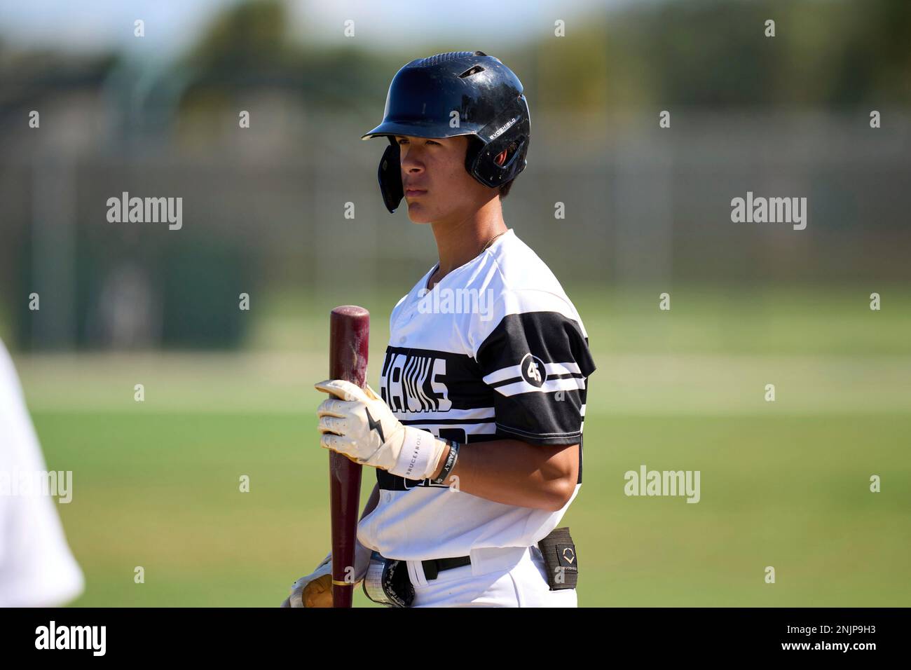 Nolan Souza during the WWBA World Championship at Roger Dean Stadium Complex on October 10, 2021 ...