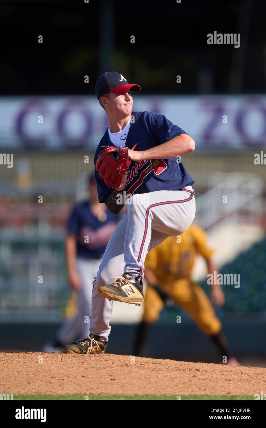 Connor Harris during the WWBA World Championship at Roger Dean Stadium Complex on October 10 ...