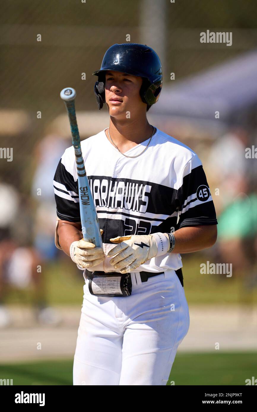 Nolan Souza during the WWBA World Championship at Roger Dean Stadium Complex on October 10, 2021 ...