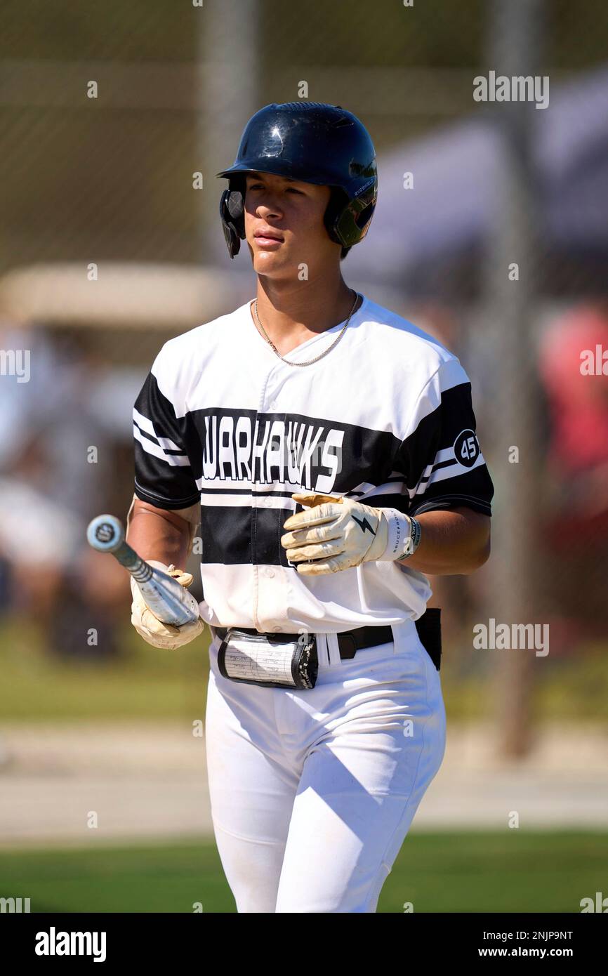 Nolan Souza during the WWBA World Championship at Roger Dean Stadium Complex on October 10, 2021 ...