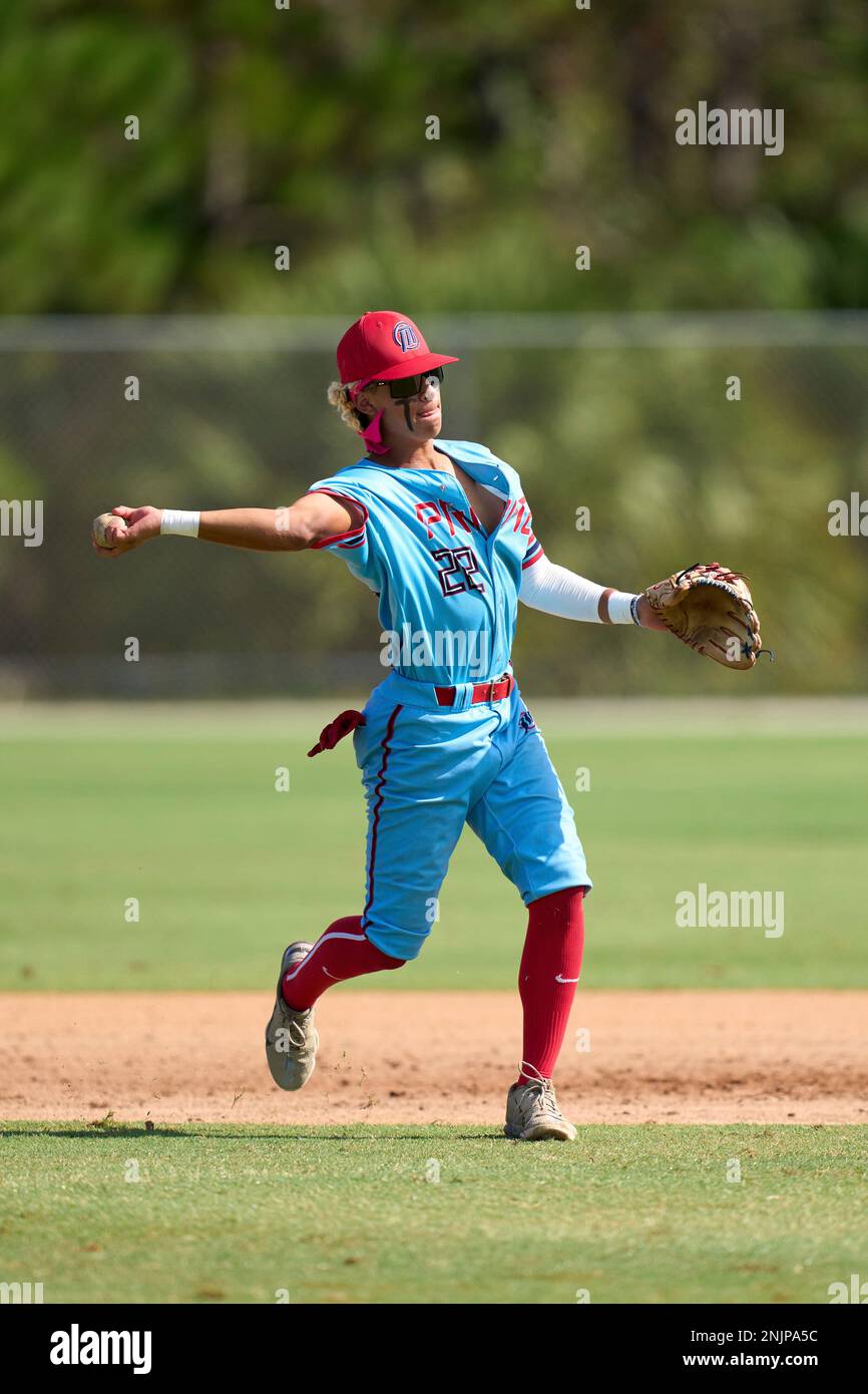 JP Acosta during the WWBA World Championship at Roger Dean Stadium Complex on October 10, 2021 ...
