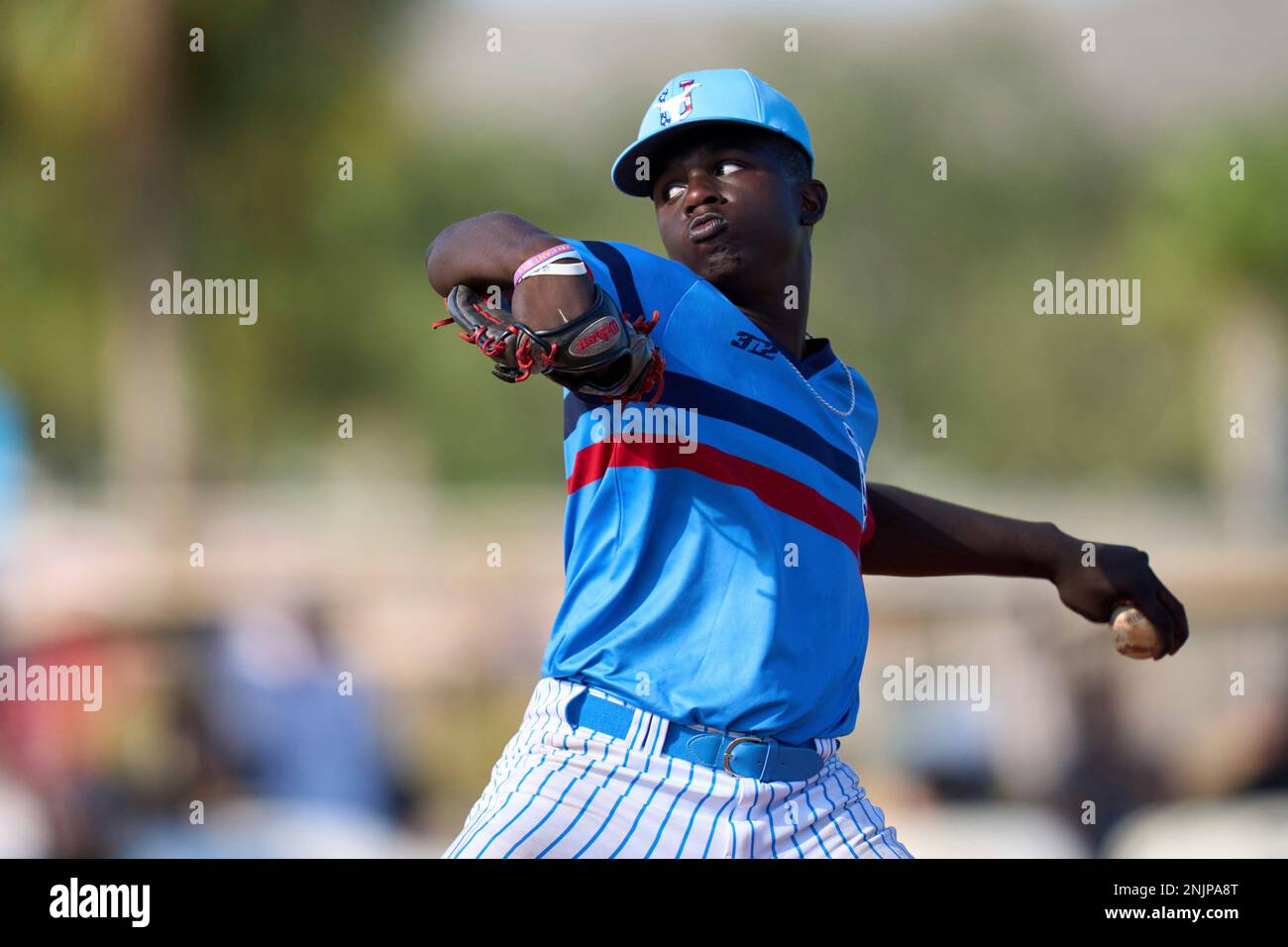 Calvin Baker during the WWBA World Championship at Roger Dean Stadium ...