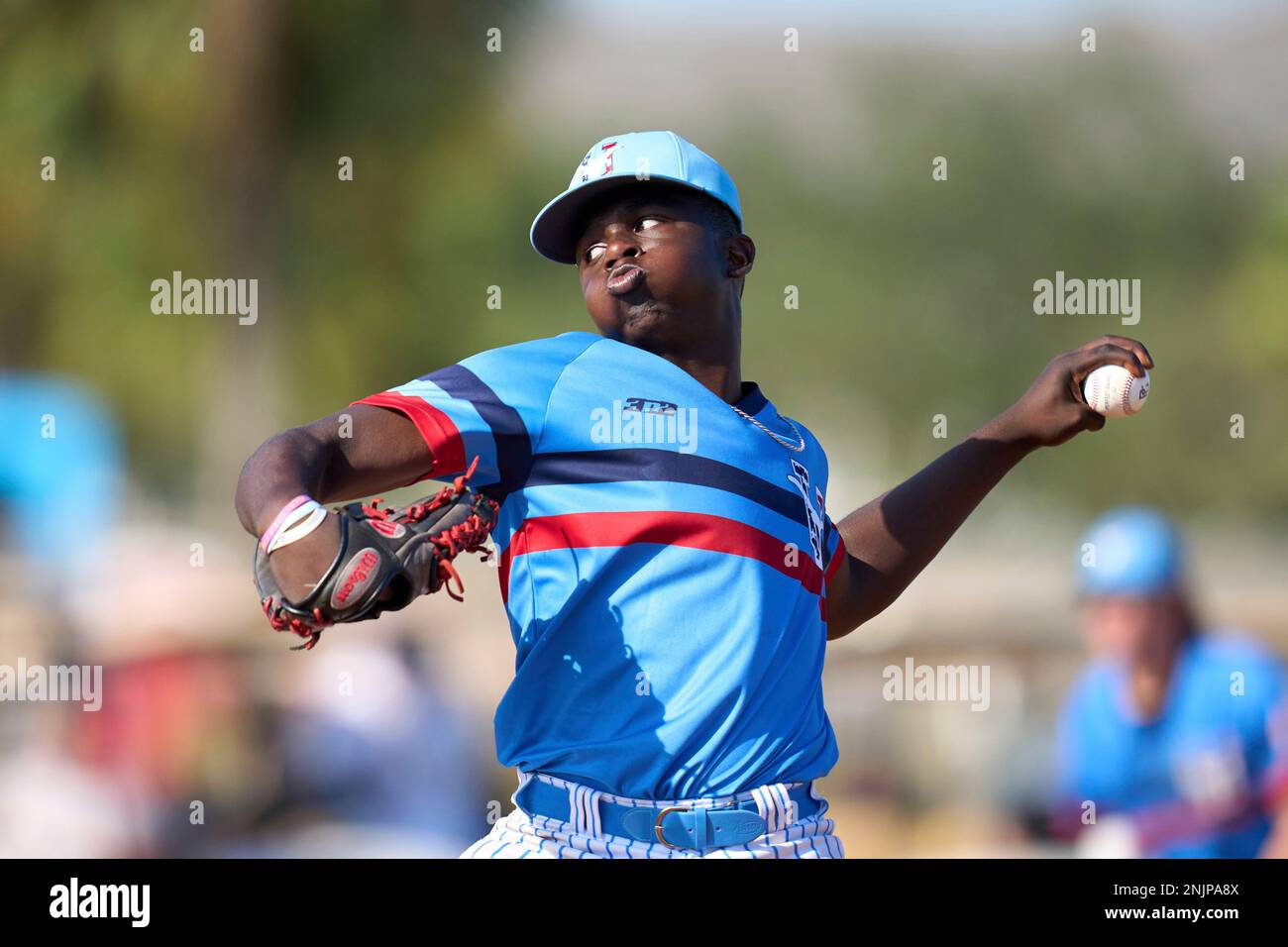 Calvin Baker during the WWBA World Championship at Roger Dean Stadium ...