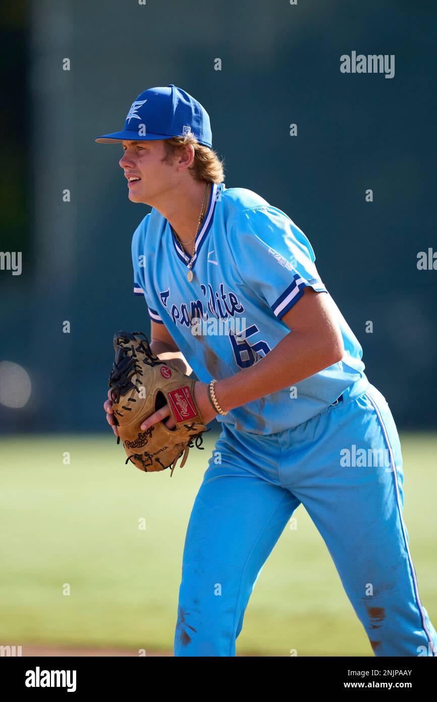 Ty Dalley during the WWBA World Championship at Roger Dean Stadium Complex on October 10, 2021 ...