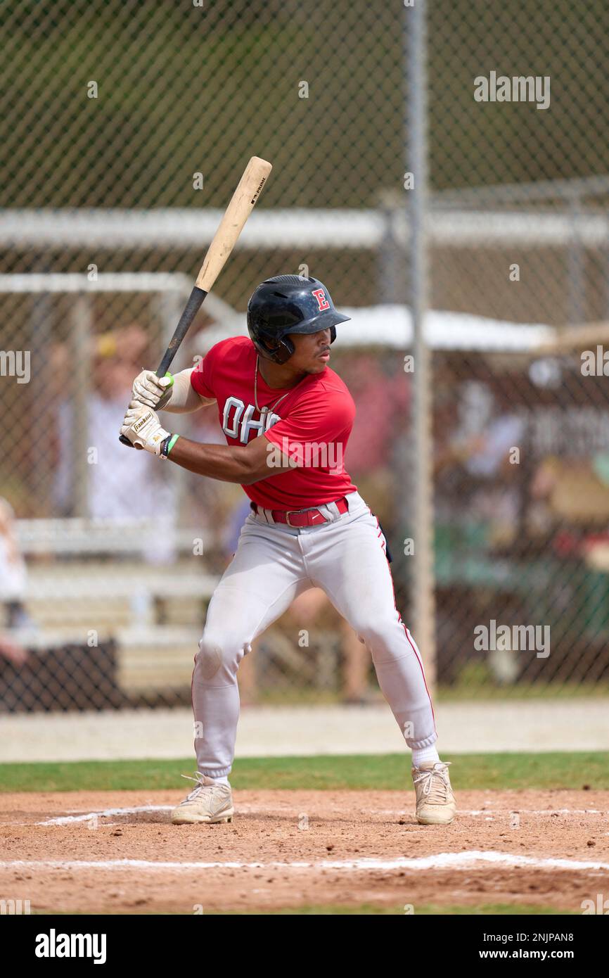 Caleb Sanders during the WWBA World Championship at Roger Dean Stadium ...