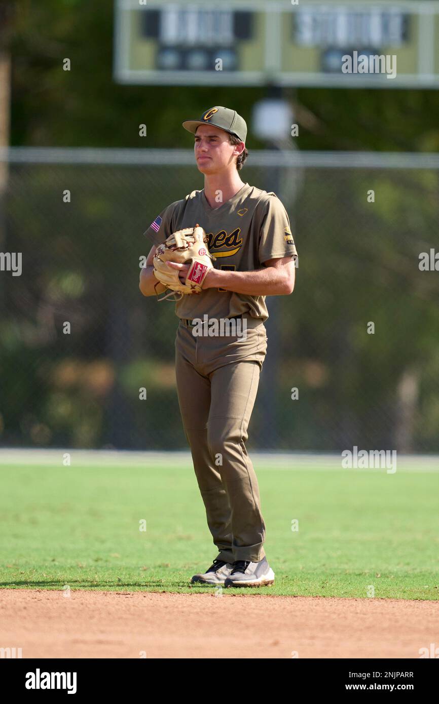 Cole Young during the WWBA World Championship at Roger Dean Stadium Complex on October 9, 2021 ...