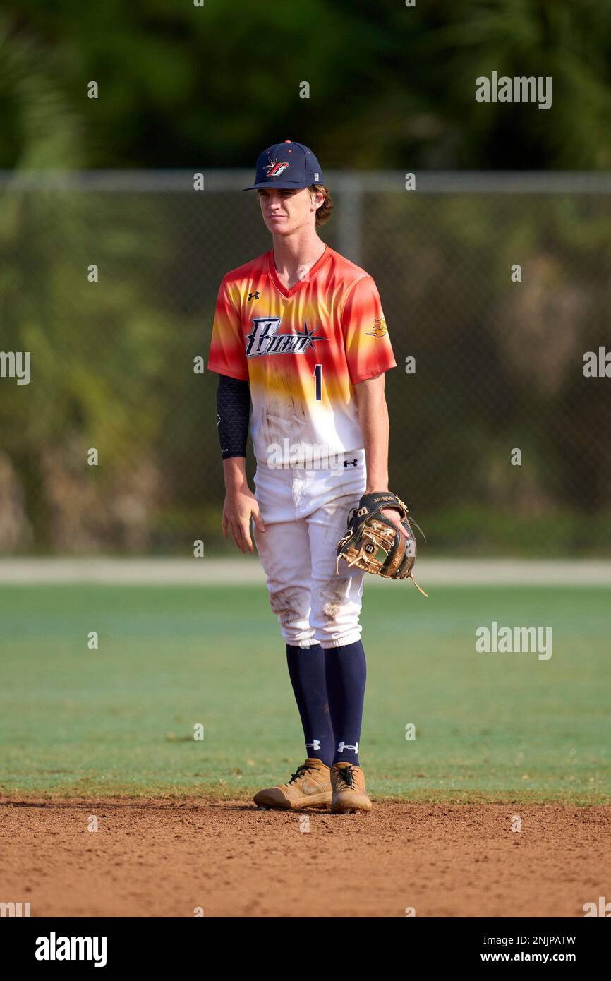 Cade Hentz during the WWBA World Championship at Roger Dean Stadium Complex on October 9, 2021 ...