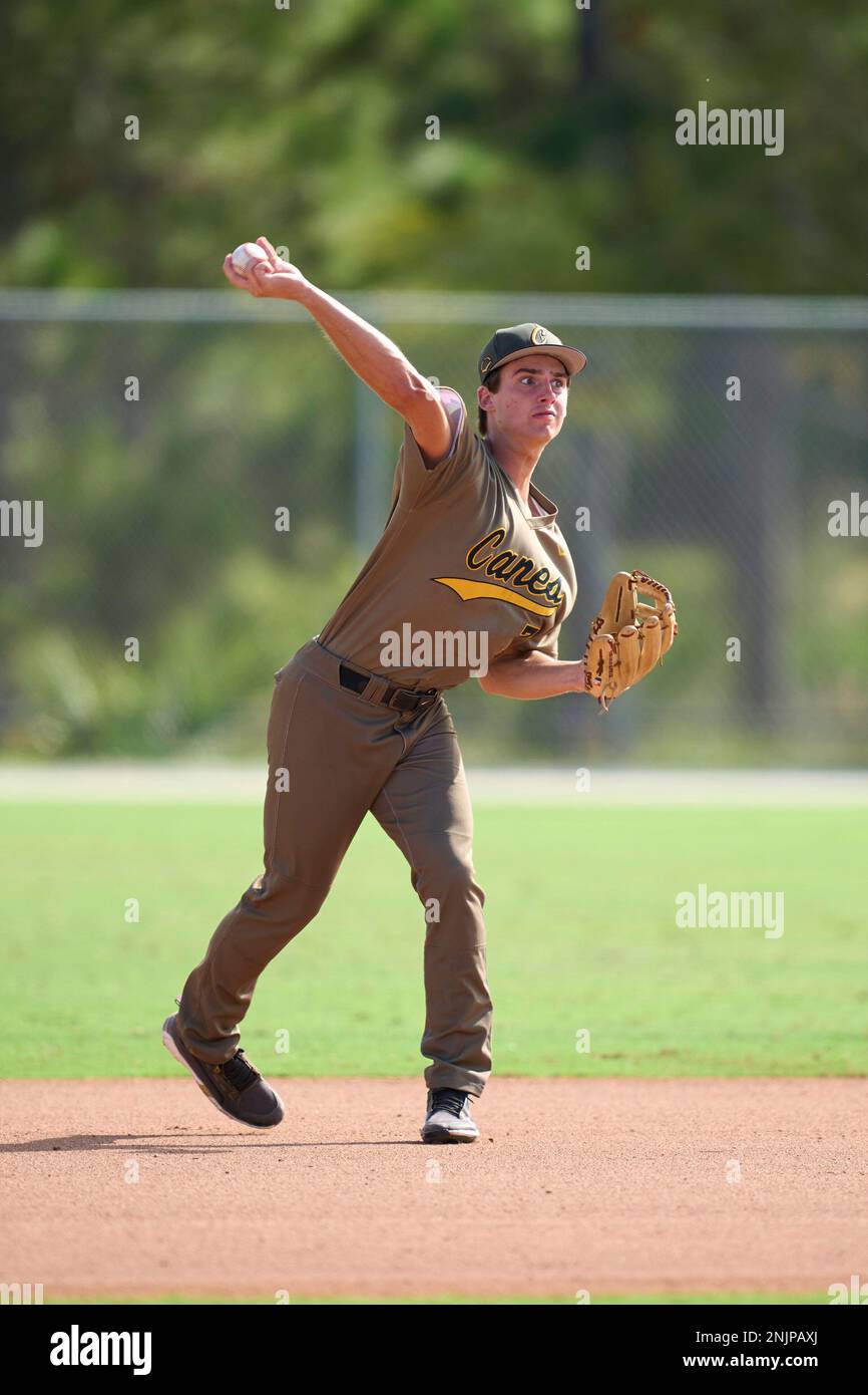 Cole Young during the WWBA World Championship at Roger Dean Stadium Complex on October 9, 2021 ...