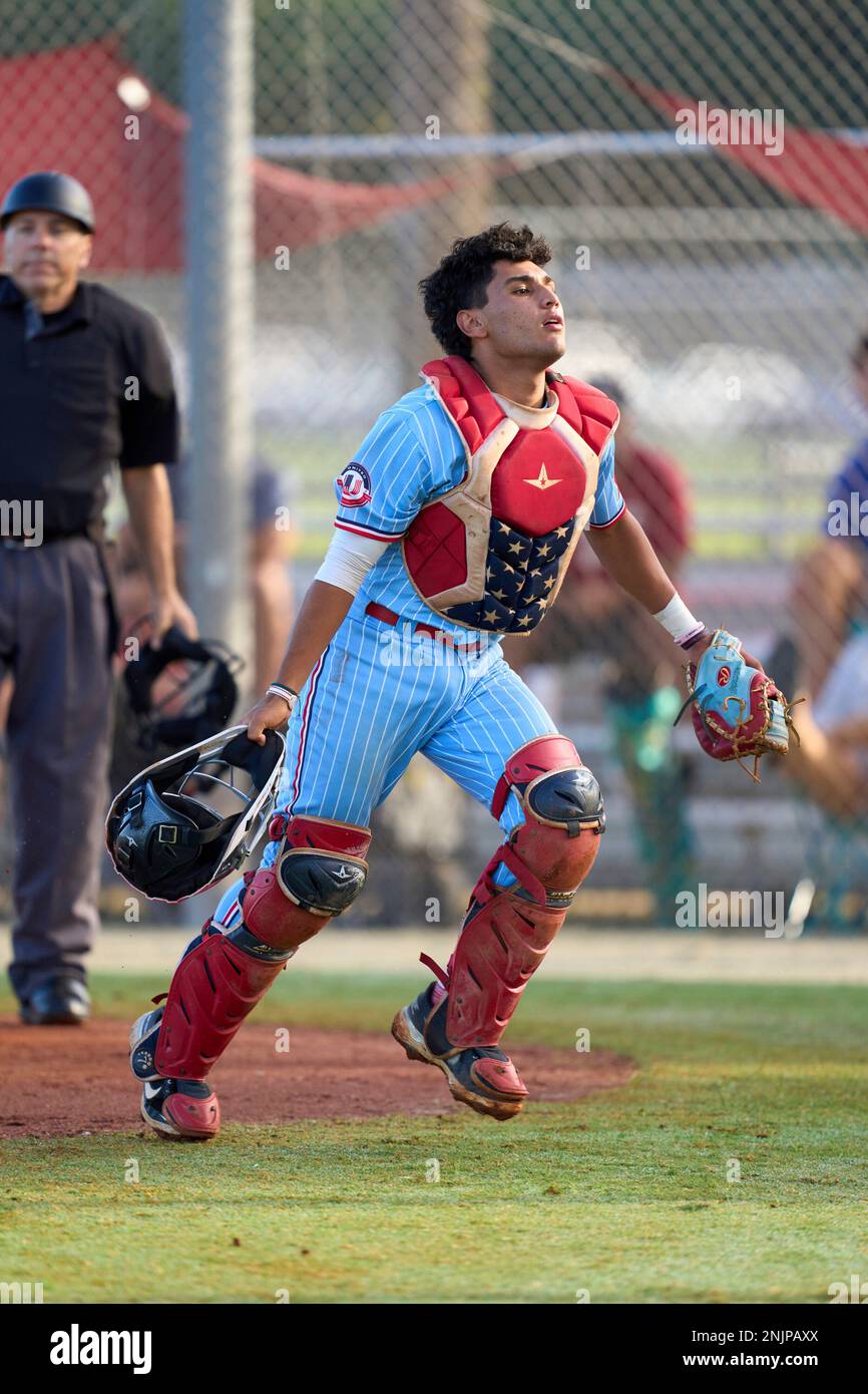 Santiago Ordonez during the WWBA World Championship at Roger Dean Stadium Complex on October 9 ...