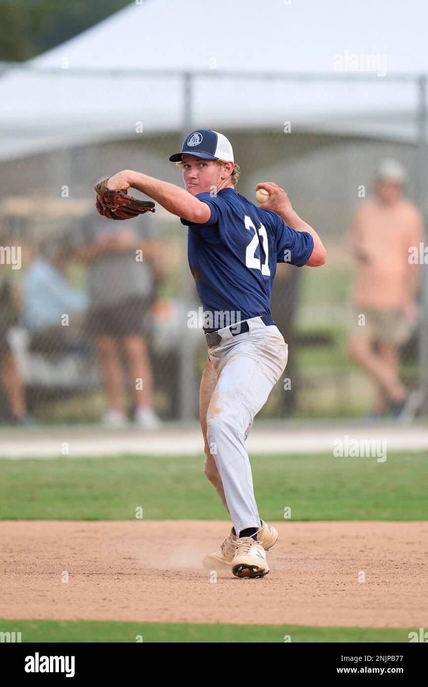 Ethan Hedges during the WWBA World Championship at Roger Dean Stadium Complex on October 8, 2021 ...