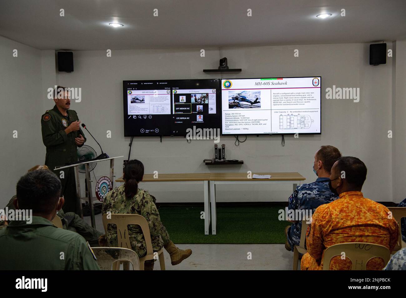 PUERTO PRINCESA, Philippines (Aug. 9, 2022) – Lt. Daniel Treiber, from ...