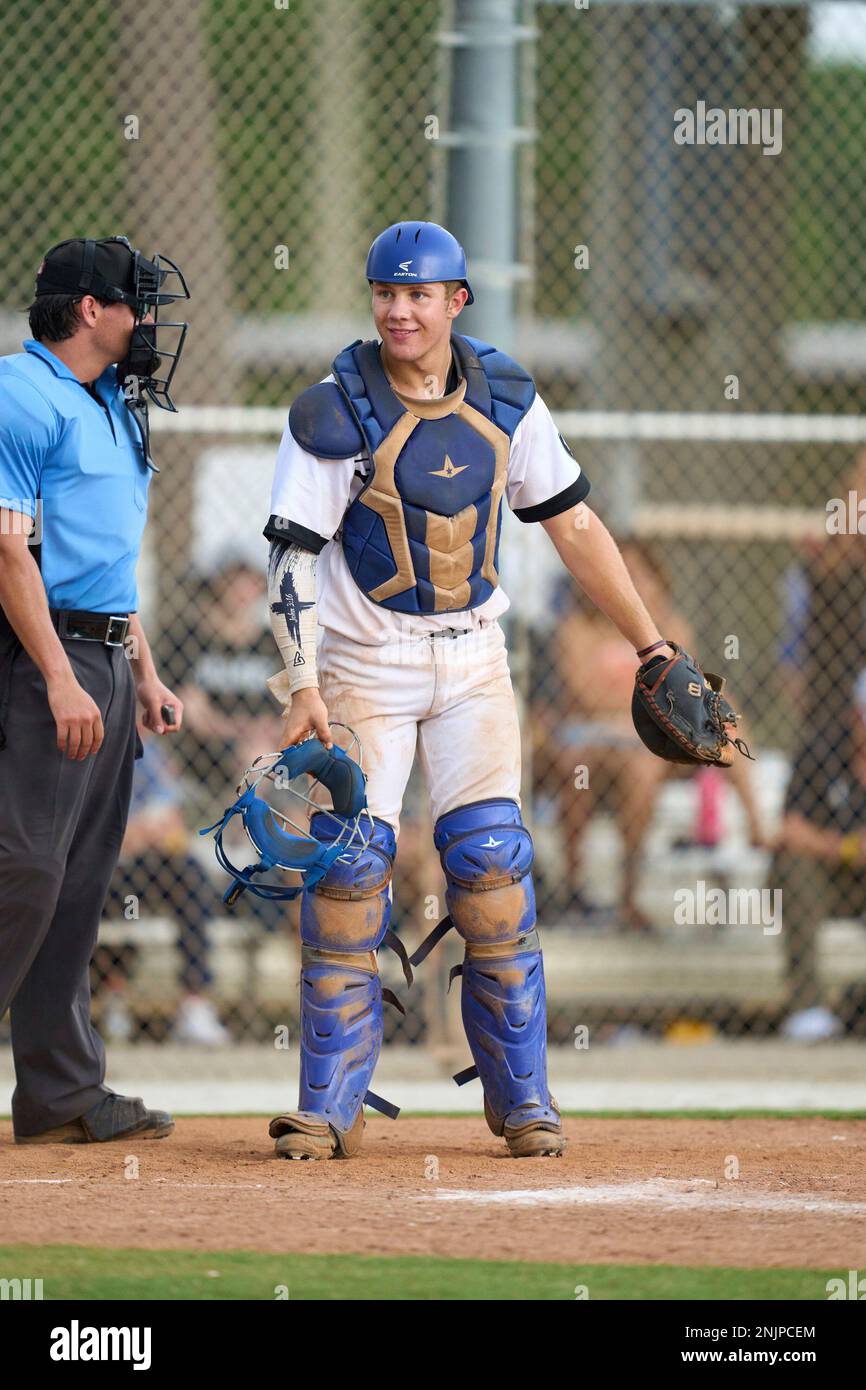 Camden Ross during the WWBA World Championship at Roger Dean Stadium Complex on October 7, 2021 ...