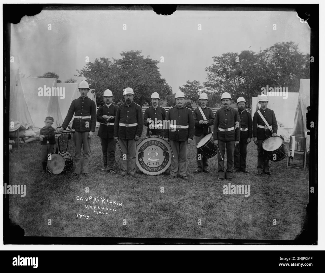 Kit carsons band Black and White Stock Photos & Images - Alamy