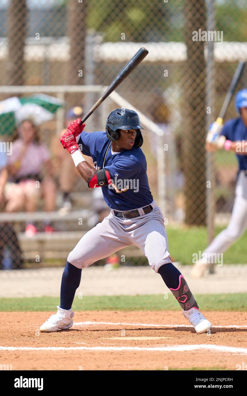Brett Dennis during the WWBA World Championship at Roger Dean Stadium Complex on October 7, 2021 ...
