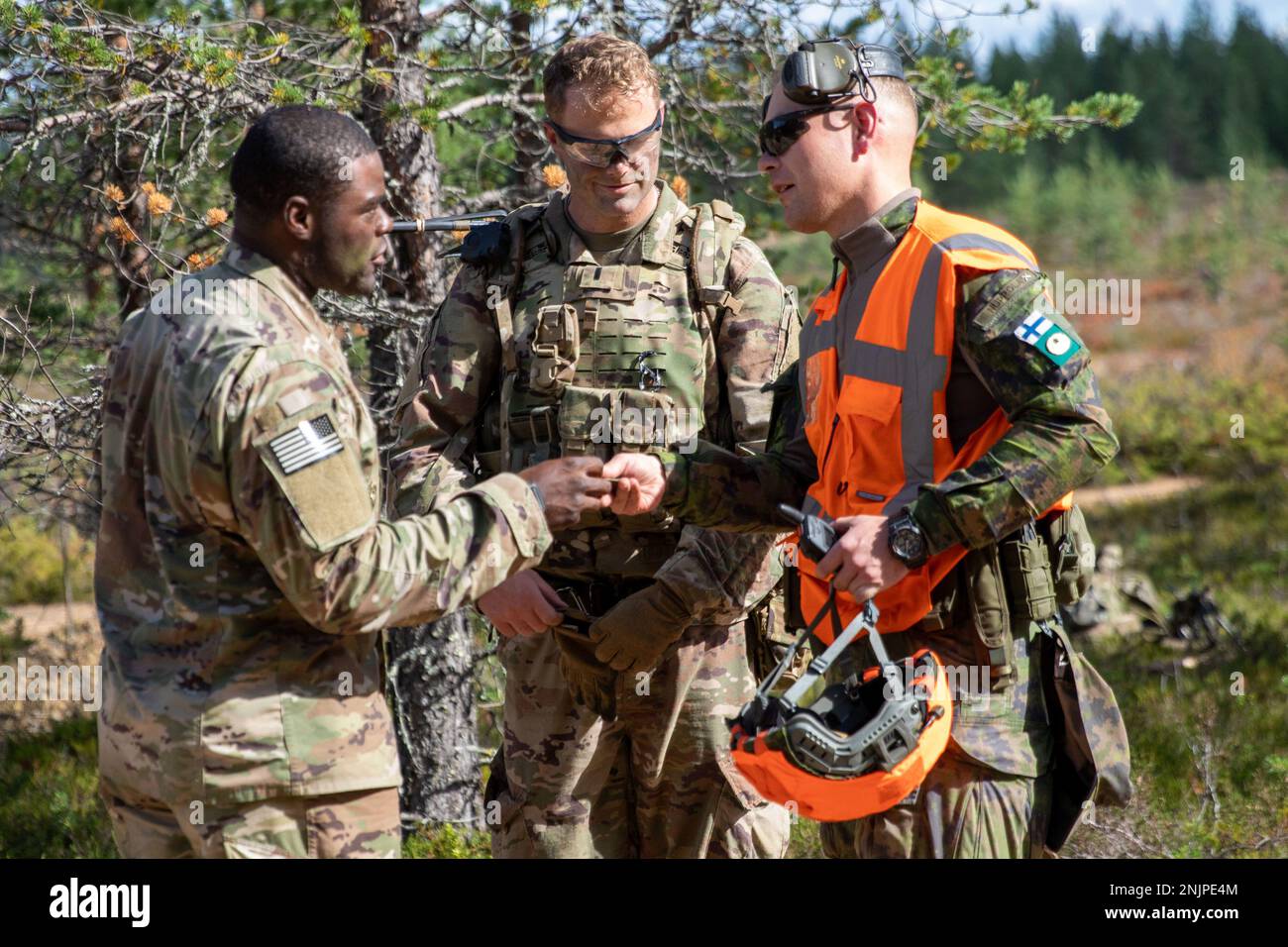 U.S. Army Sgt. 1st. Class Anthony Sanchez, left, and 1st. Lt. Mitchell ...