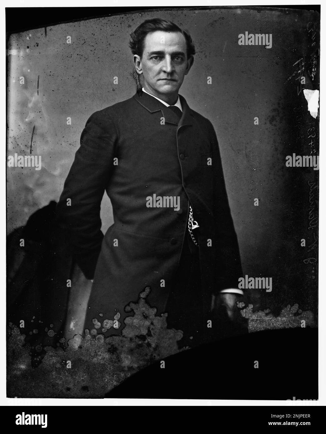 Portrait of Honorable John W. Daniel, a Confederate officer and Chief ...