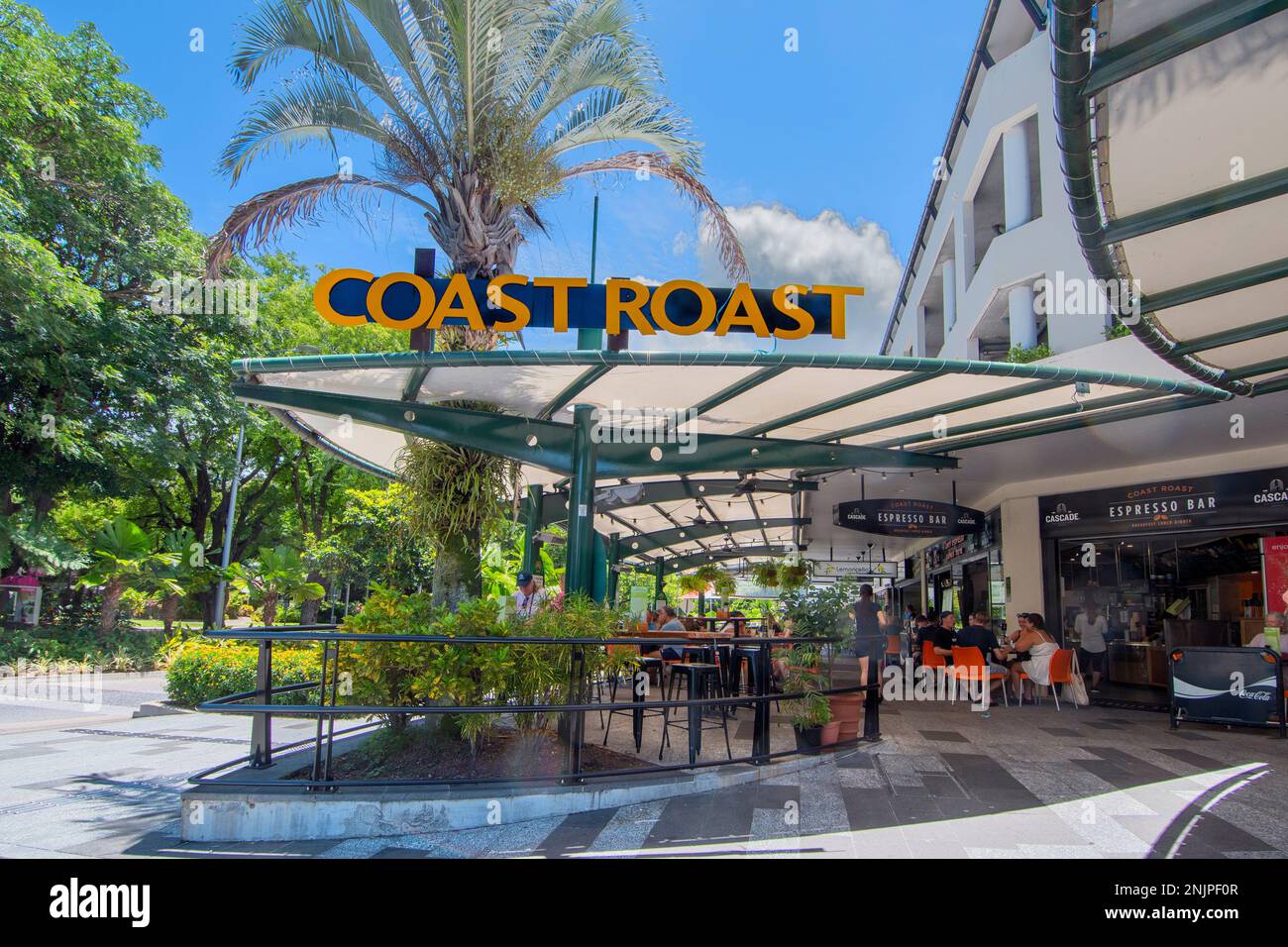 Coast Roast coffee shop on the Esplanade, Cairns, Far North Queensland ...