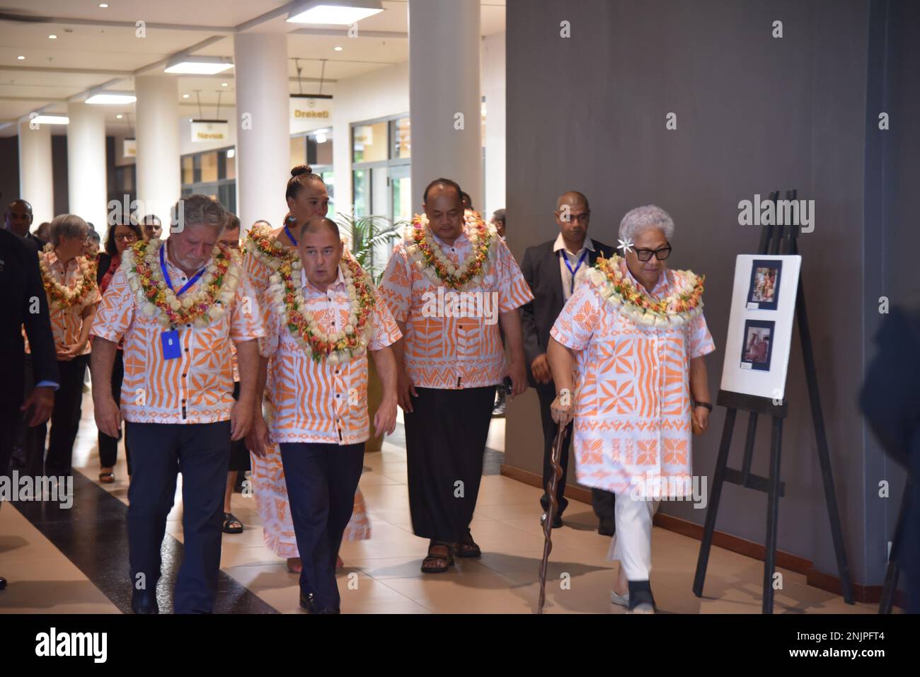 Pacific Islands Forum leaders including Samoa Prime Minister Fiame ...