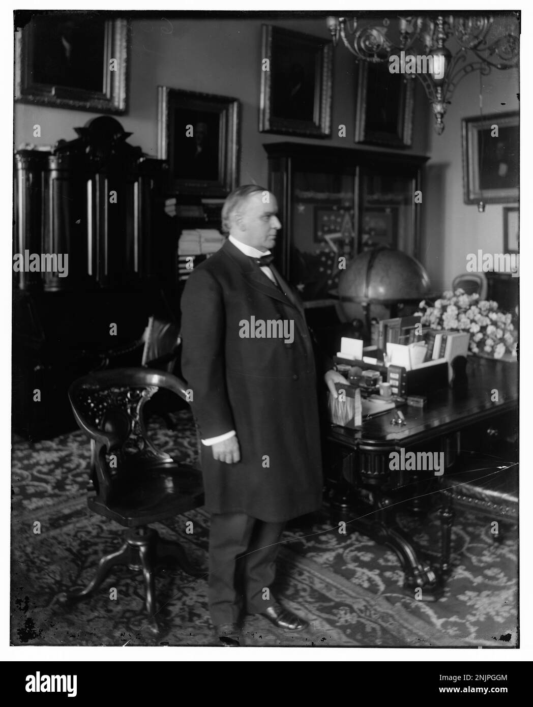 Photograph of President William McKinley, taken at the White House on ...