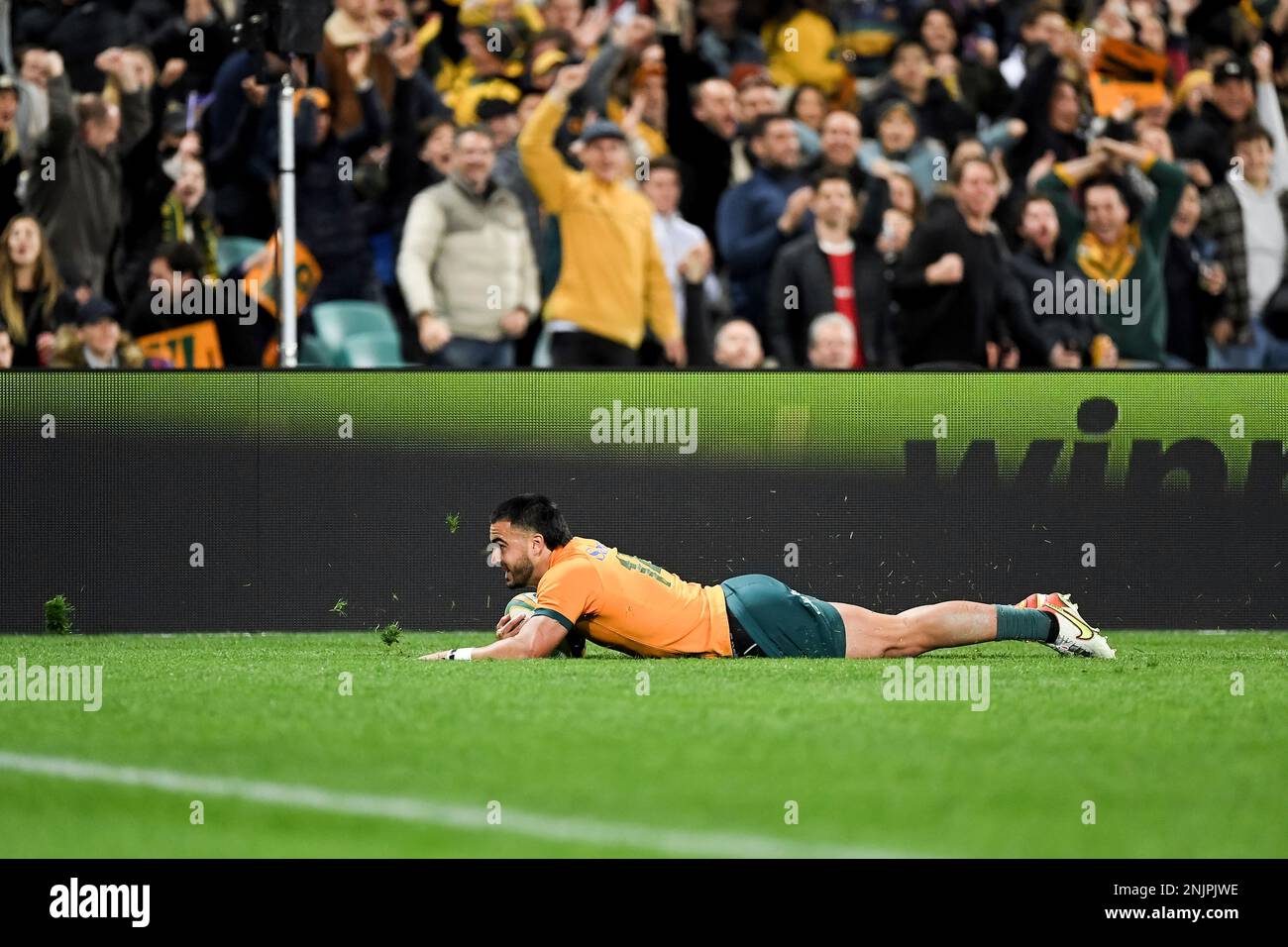 SYDNEY, AUSTRALIA - JULY 16: Reece Hodge of the Australia Wallabies ...