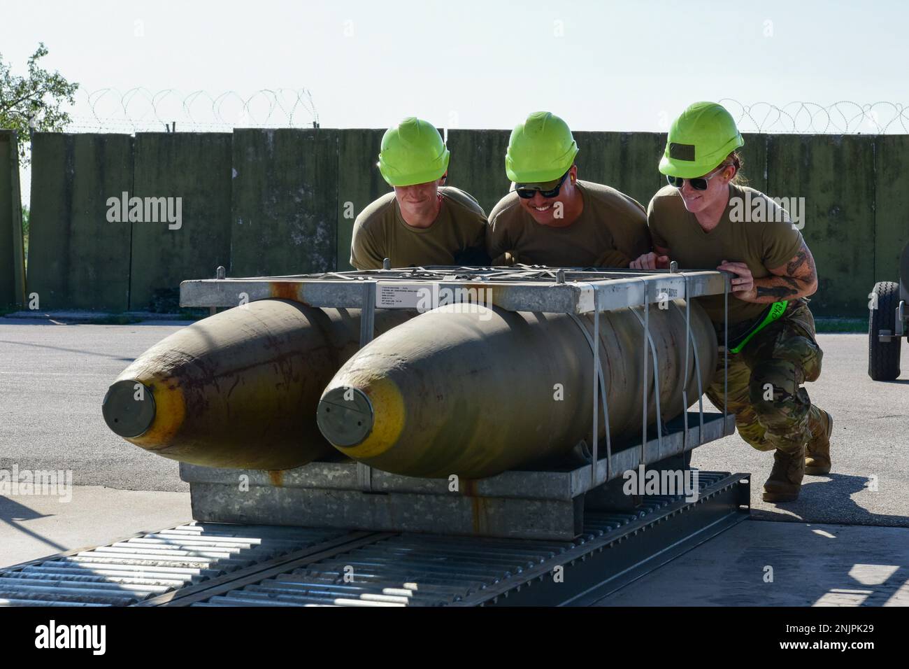 Airman 1st Class Isaiah Nelson, 31st Munitions Squadron precision ...