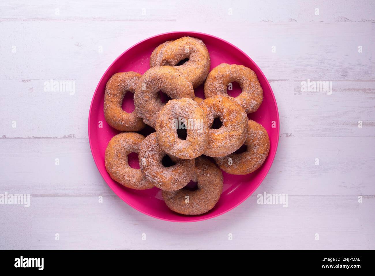 Traditional Spanish fried donuts made with lemon and cinnamon Stock ...
