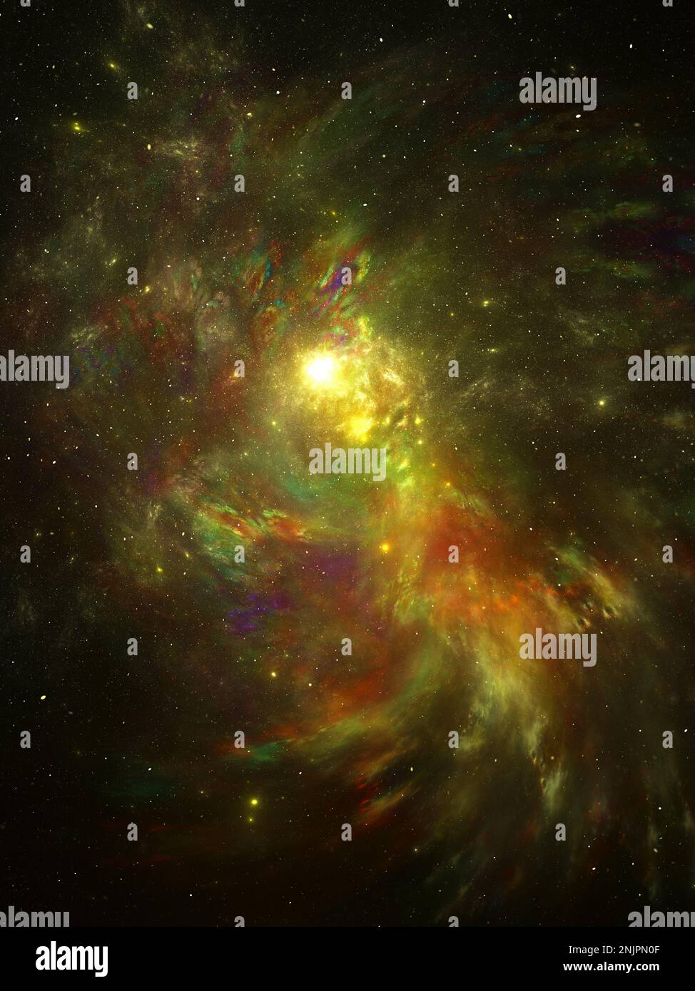 Outer Space Gas Clouds Art Stock Photo - Alamy