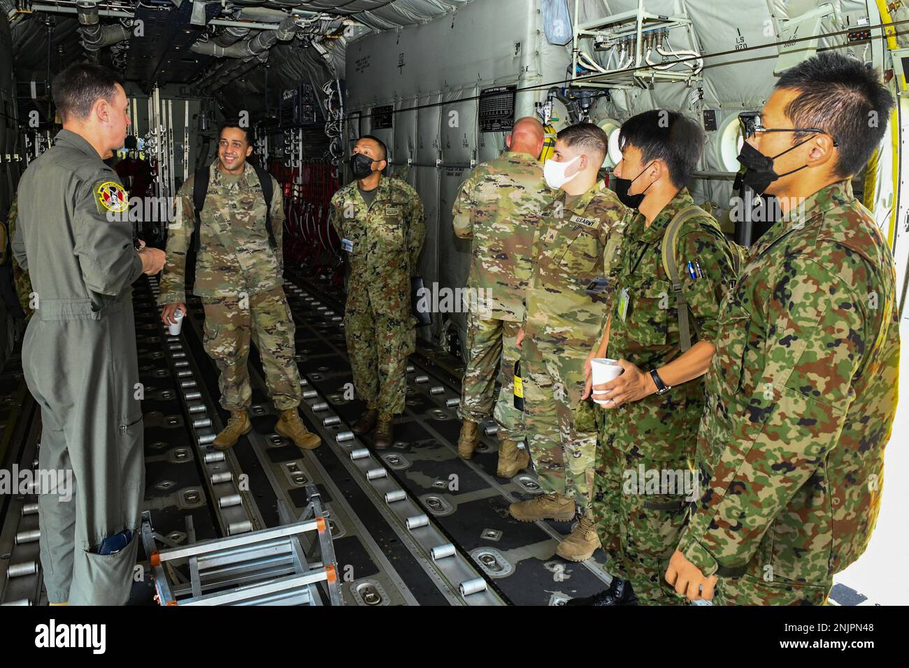 U.S. Air Force 1st Lt. Tate Tatom, 36th Airlift Squadron C-130J Super ...