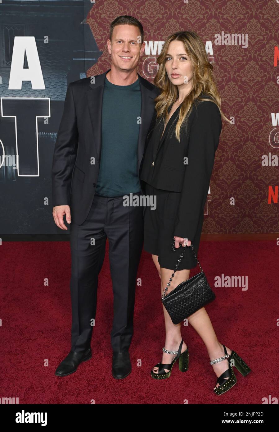 Los Angeles, USA. 22nd Feb, 2023. Christopher Landon & Jessica Rothe at ...