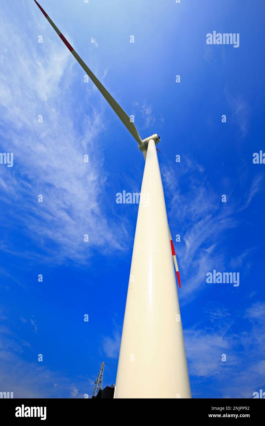Wind power equipment Stock Photo - Alamy