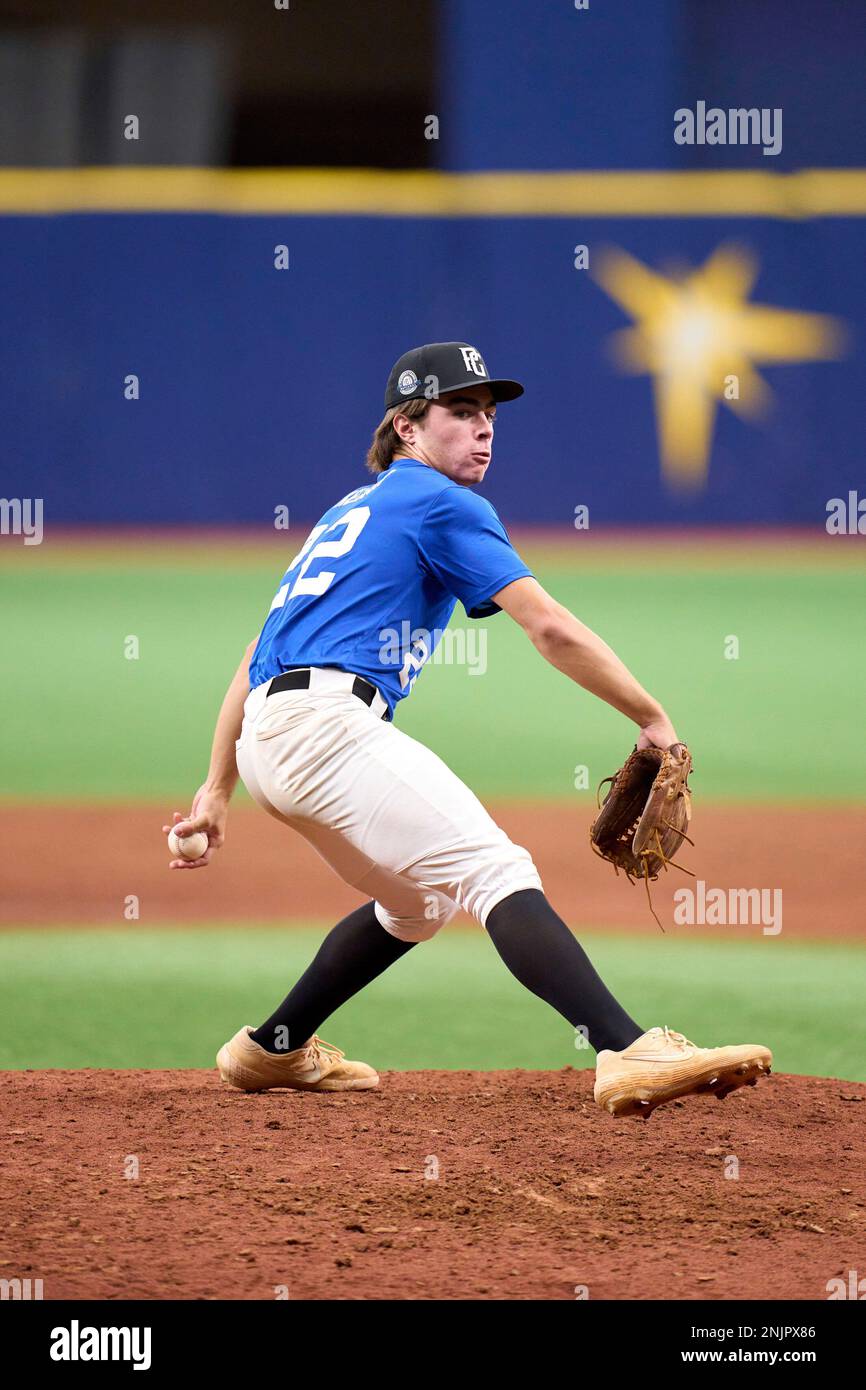 Drew Nelson (22) of Pike Liberal Arts High School in Troy, Alabama during the Perfect Game ...