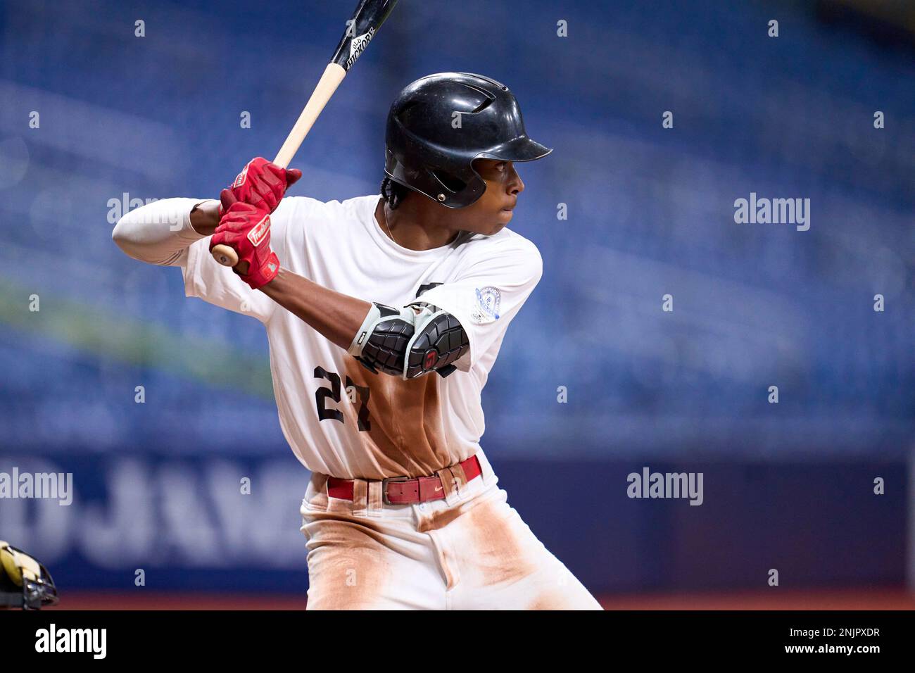 Chase Sowell (27) of Atascocita High School in Humble, Texas during the ...