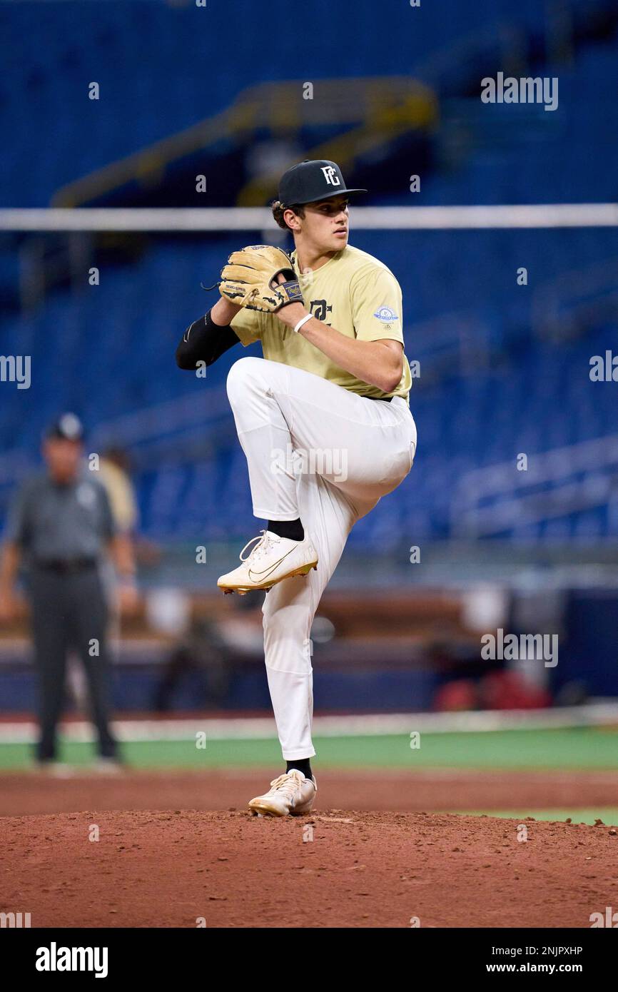 Jake Clemente (24) of Marjory Stoneman Douglas High School in Coral ...