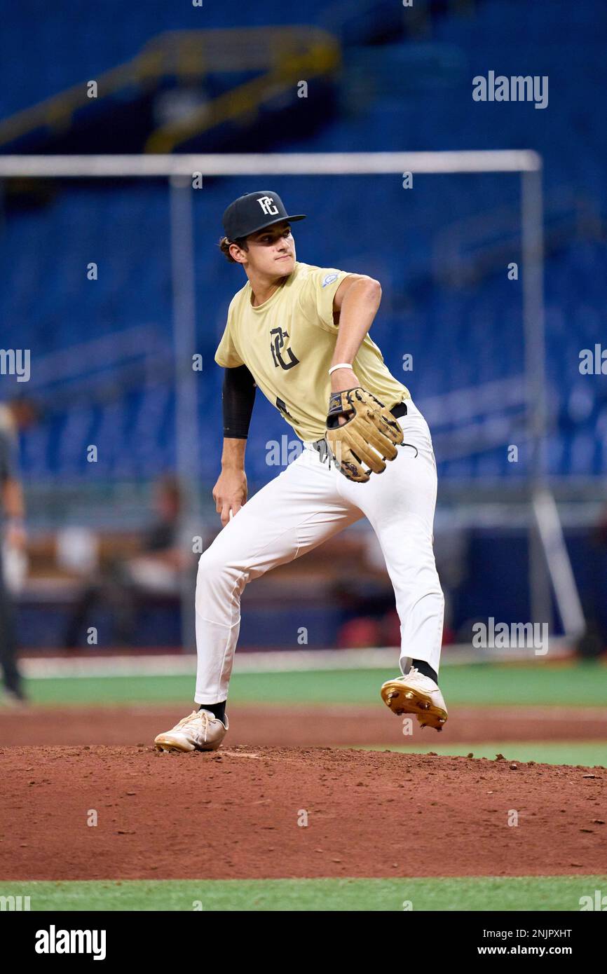 Jake Clemente (24) of Marjory Stoneman Douglas High School in Coral ...
