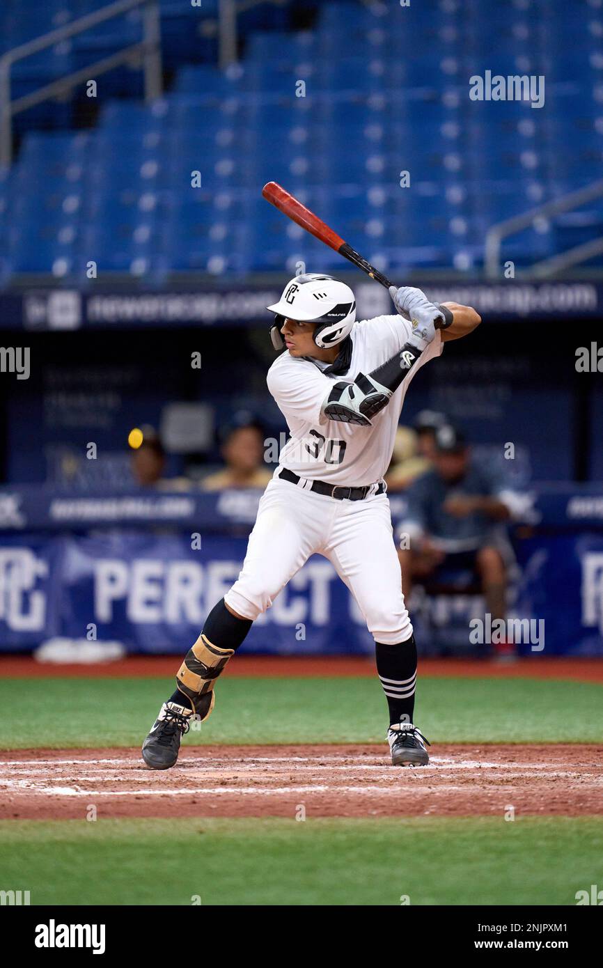 Yeniel Laboy (30) of Carlos Beltran Baseball Academy in Arecibo, Puerto ...