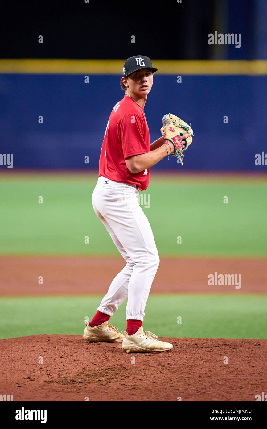 Levi Huesman (13) of Hanover High School in Hanover, Virginia during ...