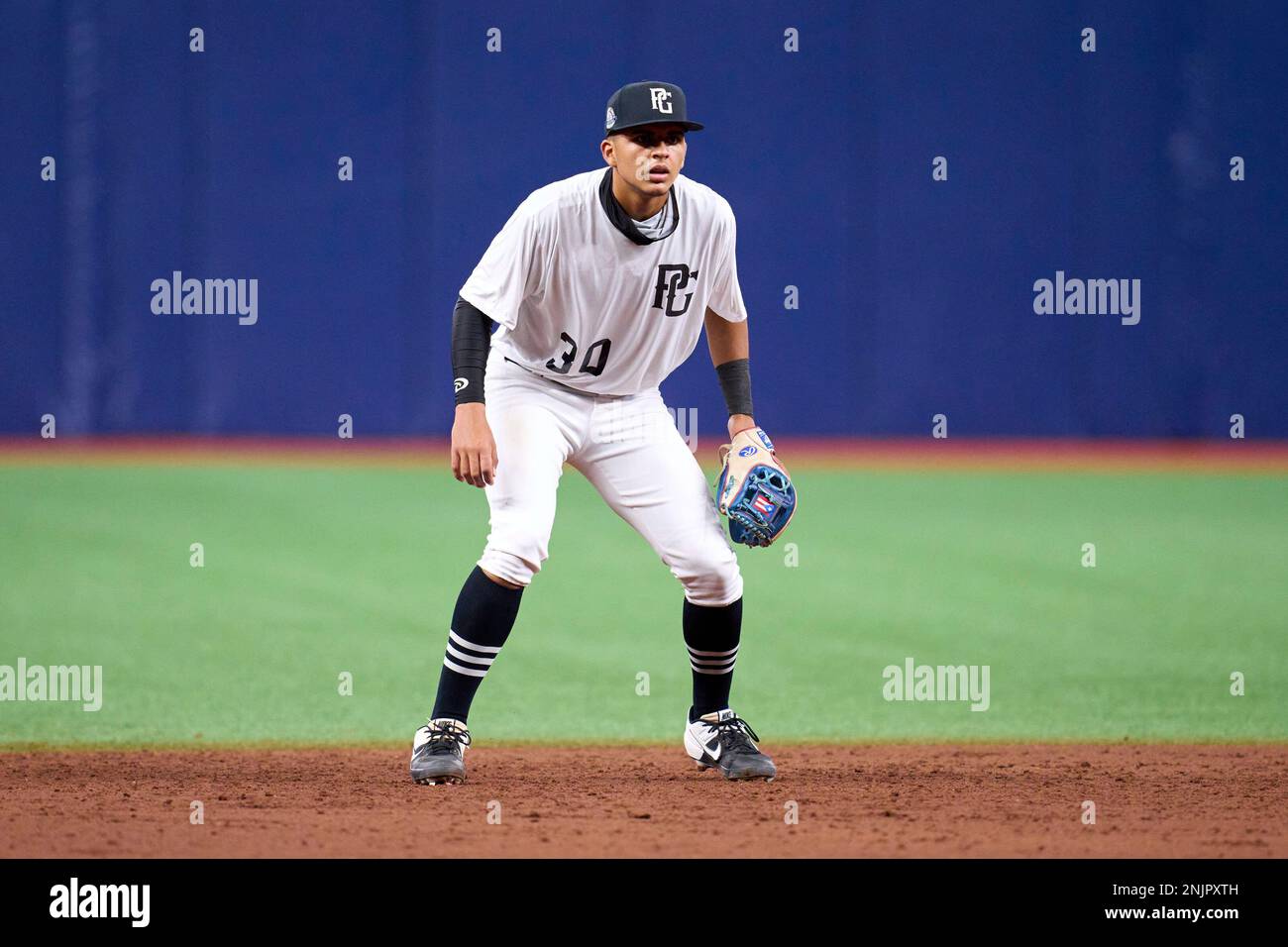 Yeniel Laboy (30) of Carlos Beltran Baseball Academy in Arecibo, Puerto ...