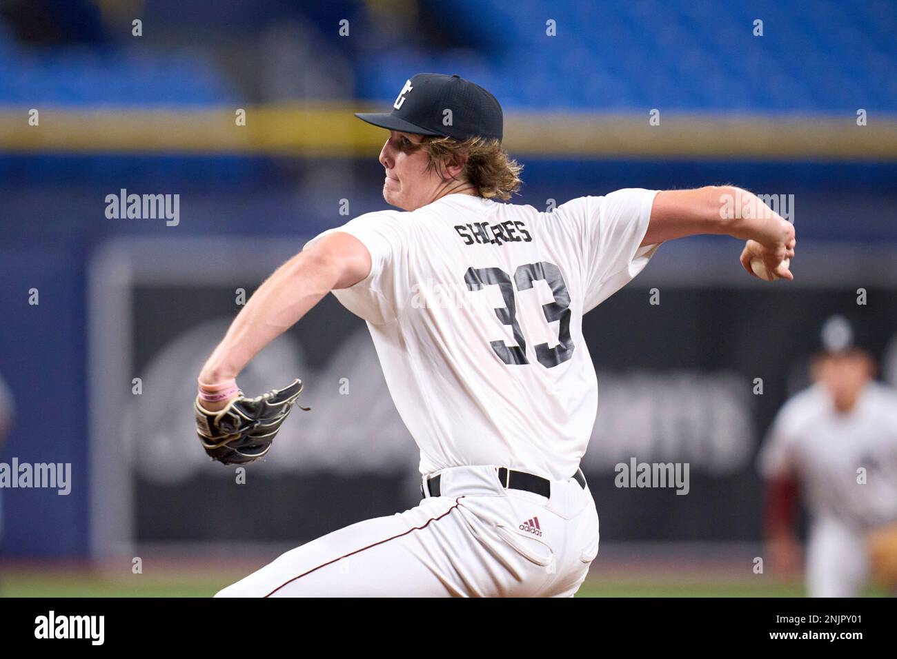 Chase Shores (33) of Lee High School in Midland, Texas during the ...