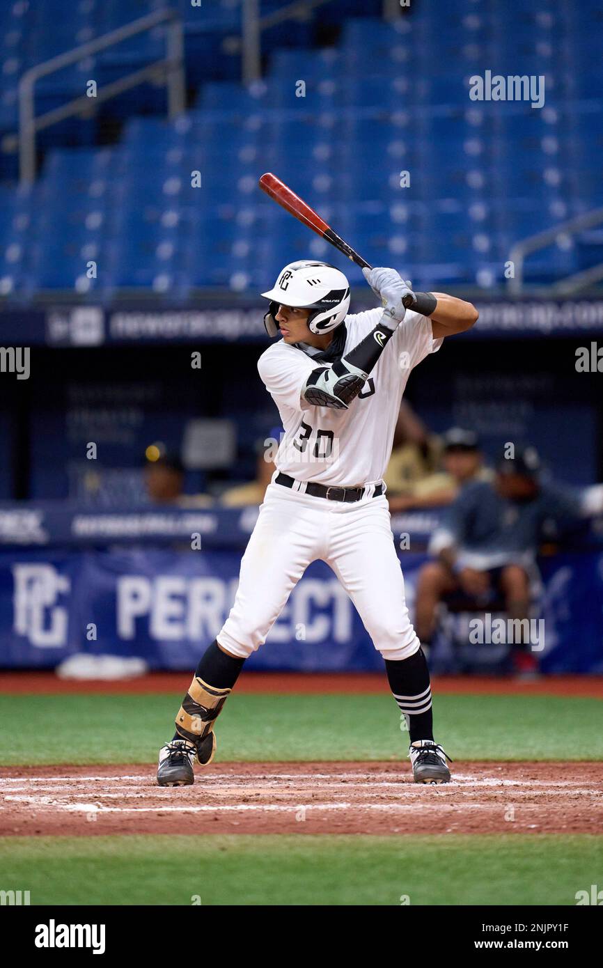 Yeniel Laboy (30) of Carlos Beltran Baseball Academy in Arecibo, Puerto ...