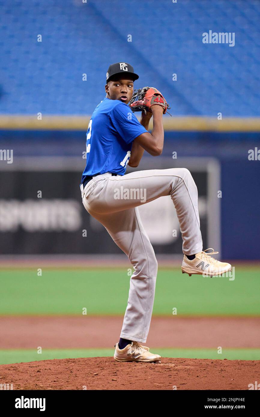 Alton Davis (12) of Hueytown High School in Hueytown, Alabama during ...